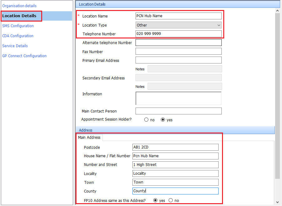 Configure EMIS Web Organisation – Digital PCN HUB Optimisation