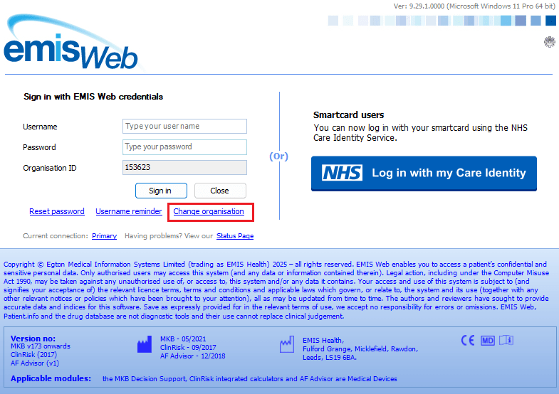 Switching EMIS Organisations – Digital PCN HUB Optimisation